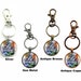 JW Gifts/jw Key Ring With Clip/'be Courageous' Floral - Etsy
