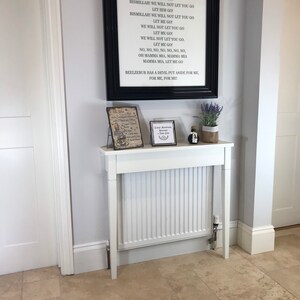 800mm Tall Classic Radiator Cover, Console Table, Hallway Table - Etsy UK