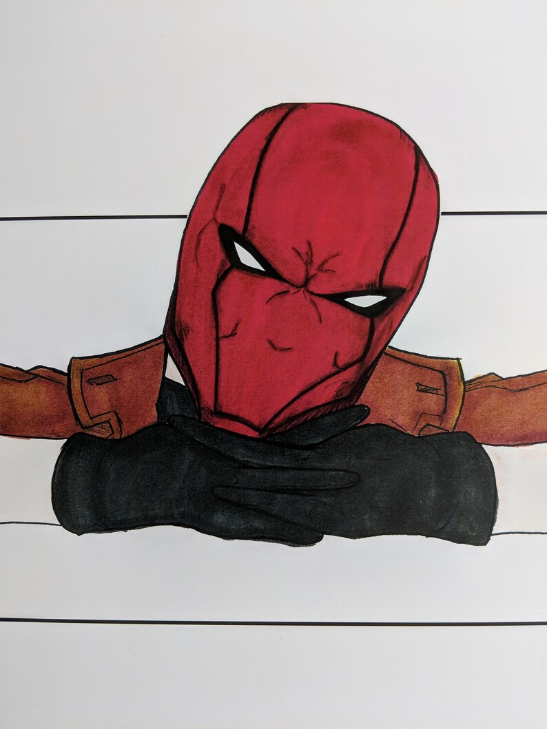 Red Hood // DC COMICS// Digital Print - Etsy