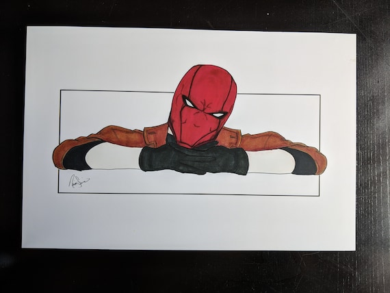 Red Hood // DC COMICS// Digital Print - Etsy