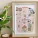 Swansea Map, Illustrated Map of Swansea, Swansea Poster, Swansea Print ...