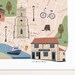 Wivenhoe Map, Illustrated Map of Wivenhoe, Wivenhoe Poster, Wivenhoe ...