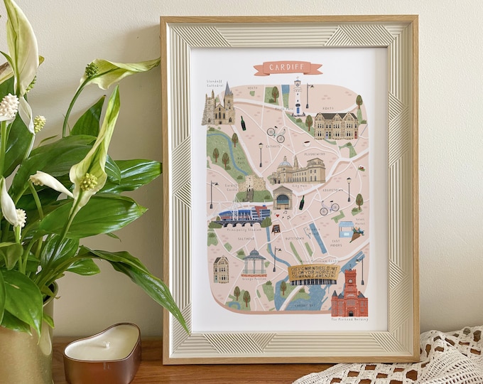 Pubstops of Cardiff the Original Pub Map - Etsy UK
