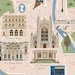 Bath Map, Illustrated Map of Bath, Bath Poster, Bath Print, Bath Art ...