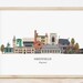 Wivenhoe Map, Illustrated Map of Wivenhoe, Wivenhoe Poster, Wivenhoe ...