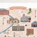 Manchester Map, Illustrated Map of Manchester, Manchester Poster ...