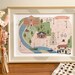 Wivenhoe Map, Illustrated Map of Wivenhoe, Wivenhoe Poster, Wivenhoe ...