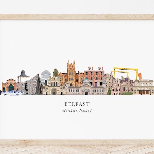 Belfast Poster - Etsy UK