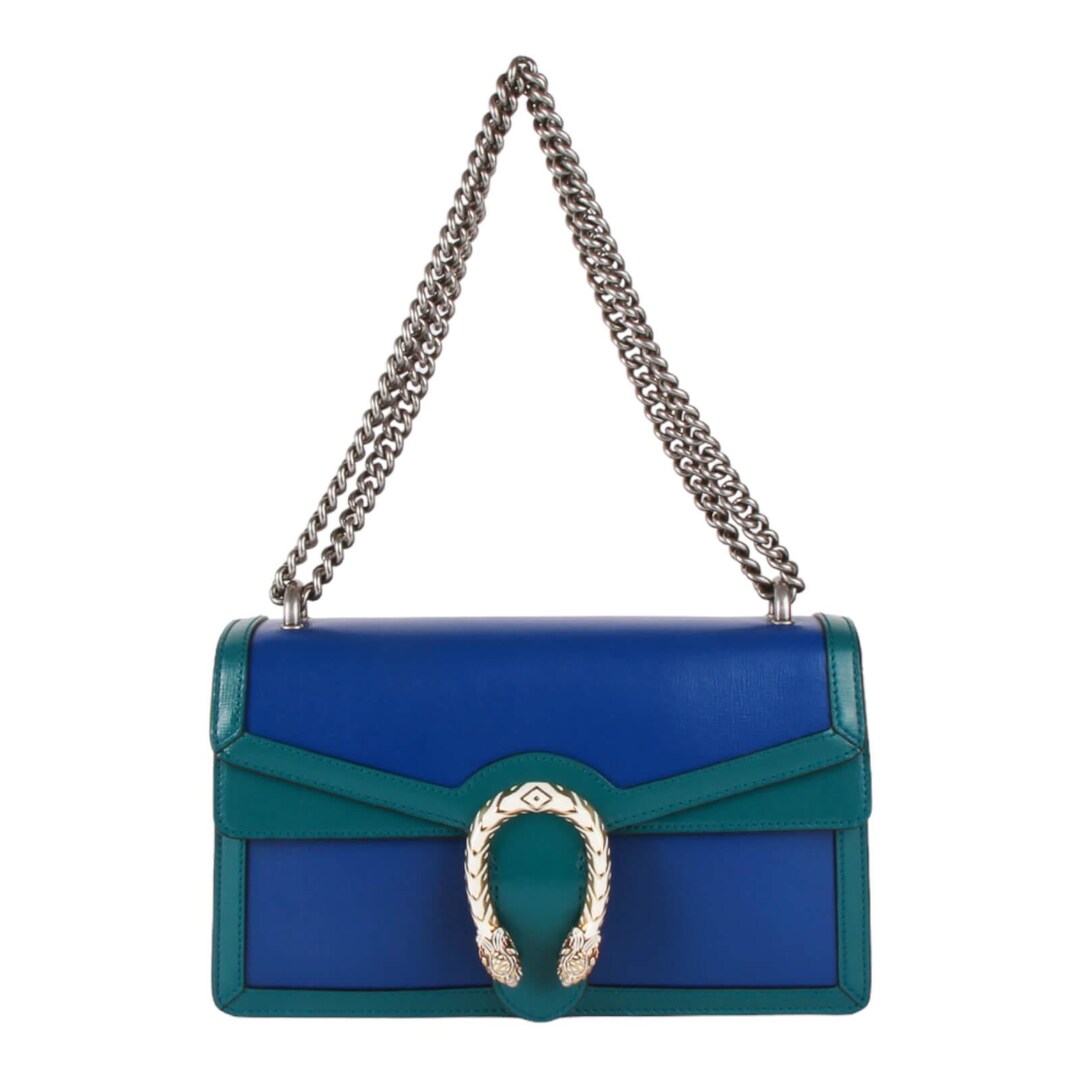 Authentic Gucci Limited Edition Green and Blue Dionysus Shoulder Bag - Etsy