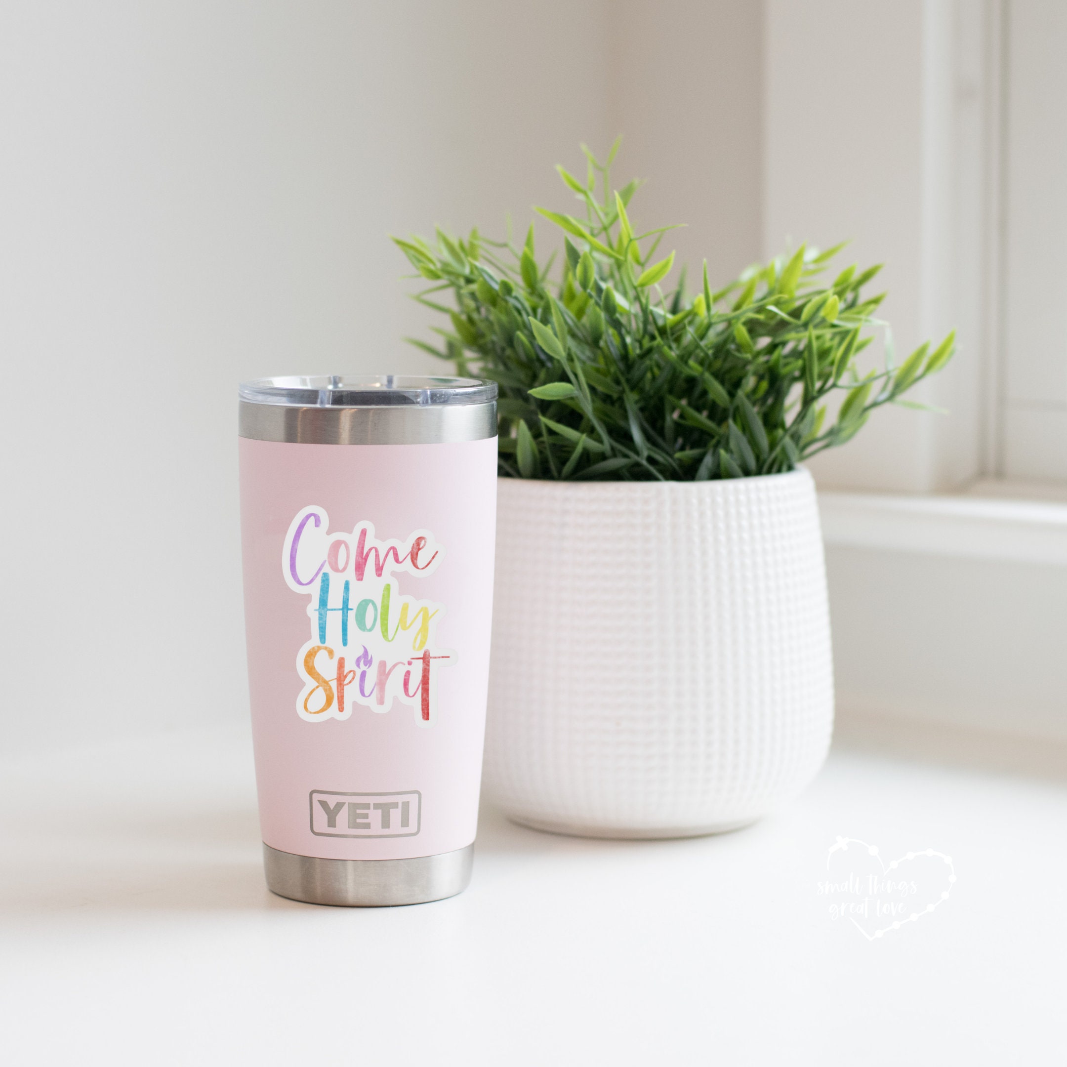 Come Holy Spirit Sticker Holy Spirit Sticker Vinyl Sticker | Etsy