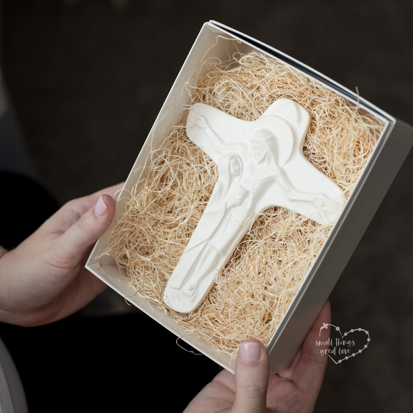 Sorrowful Mother Crucifix Unity Cross Ceramic Cross | Etsy