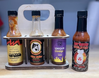 Hot Sauce Display Stand - Etsy