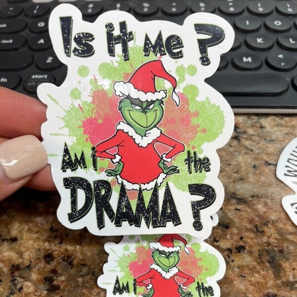 The Grinch Stickers - Etsy