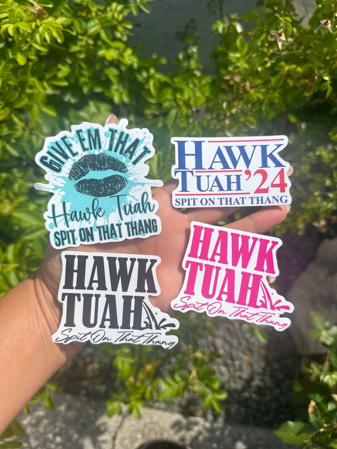 Hawk Tuah Spit on That Thang, Hard Hat Stickers, Hardhat Sticker ...