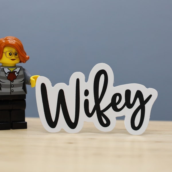 Wife Water Bottle Sticker - Etsy