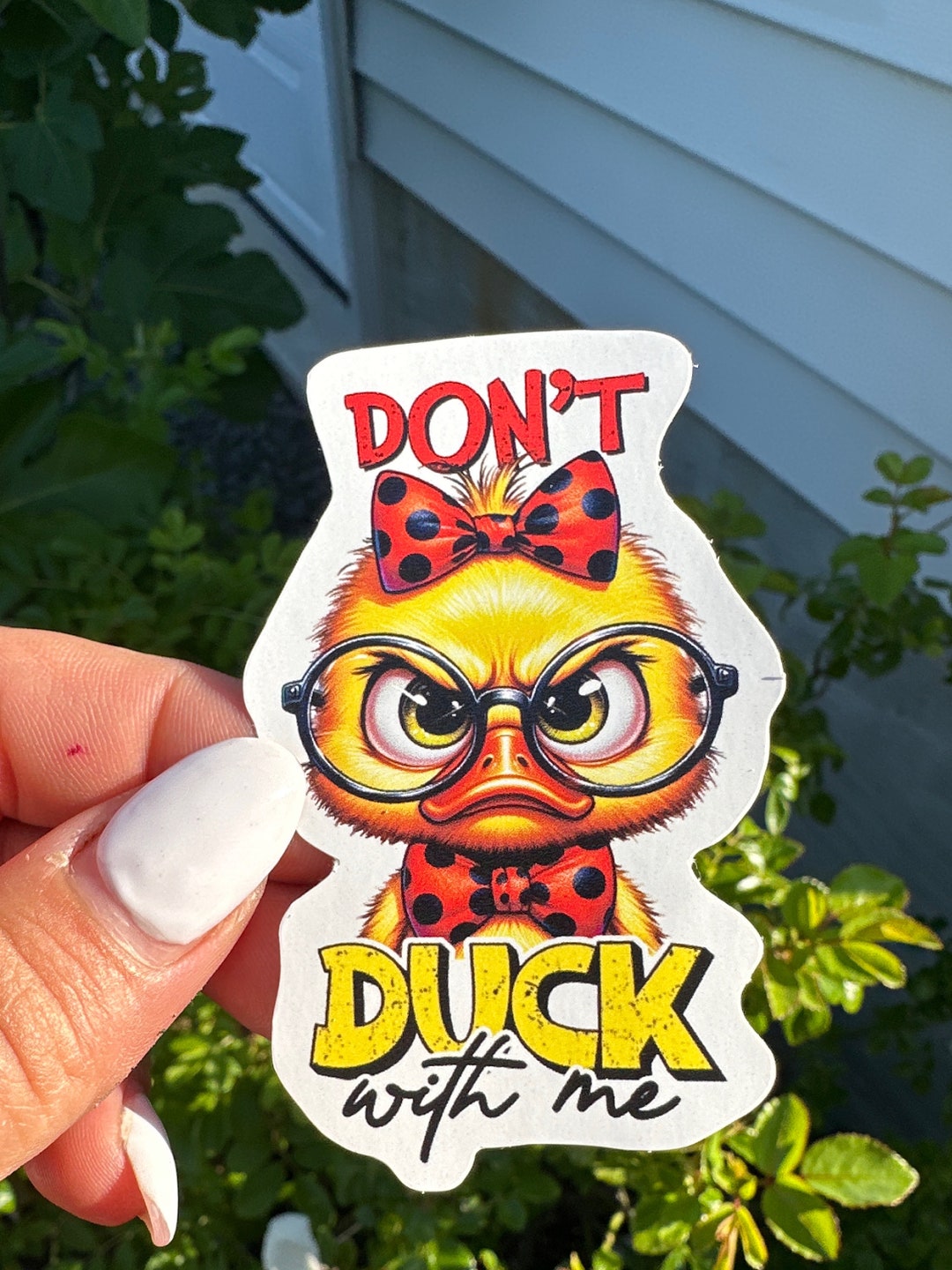 Dont Duck With Me, Hard Hat Stickers, Hardhat Sticker Sarcastic Sticker ...