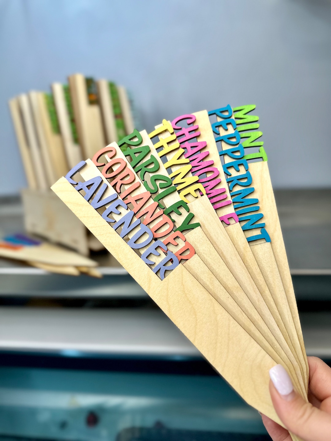 Garden Tag Laser Cut File, Laser Cut Digital File, Garden Marker, Cut ...