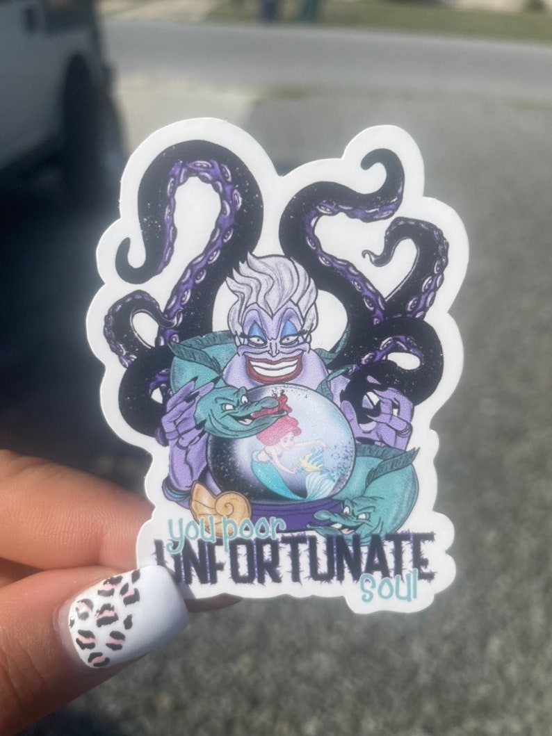 You Poor Unfortunate Soul Funny Decal Sarcastic Sticker - Etsy