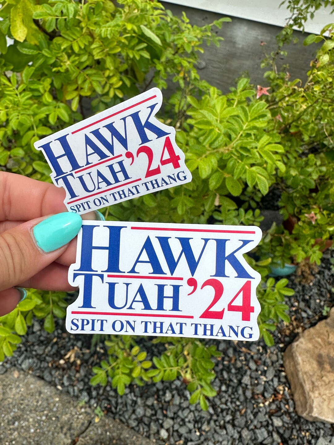 Hawk Tuah Sticker Spit on That Thang, Hard Hat Stickers, Sarcastic ...