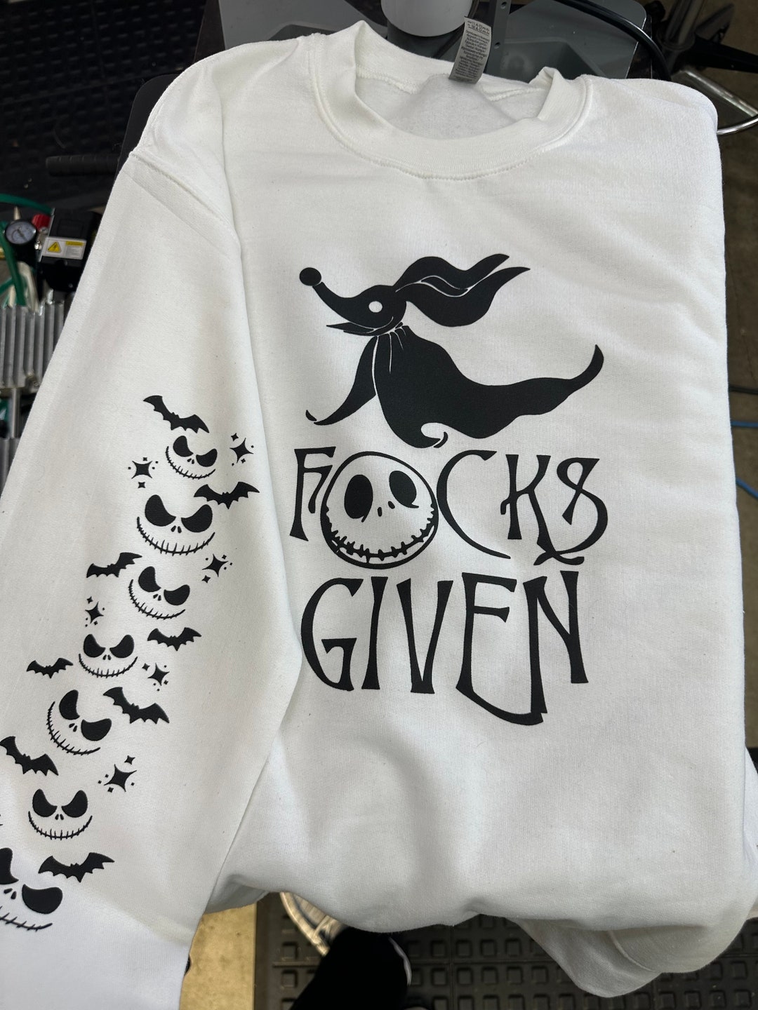 Zero Fucks Given Shirt Nightmare Before Christmas NBC Shirt - Etsy