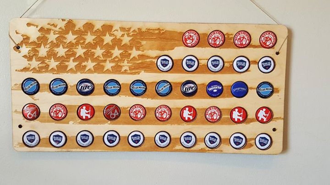 Beer Cap Map - Etsy