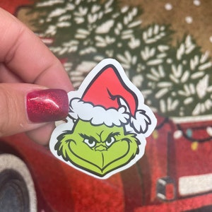 Grinch Decal, Grinch Sticker, Grinch Decal, Cindy Lou Who Decal ...