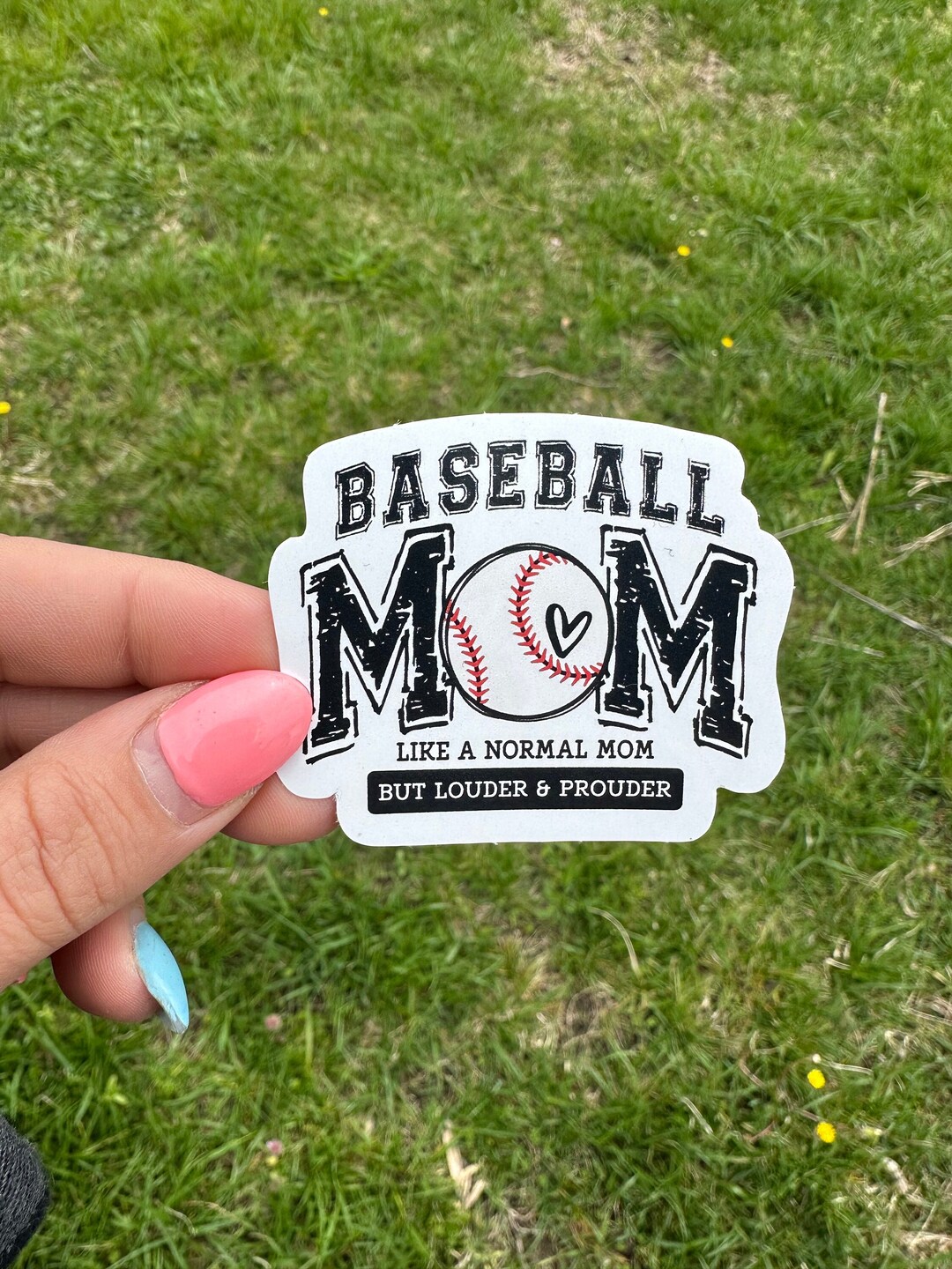 Baseball Mom Decal, Baseball Sticker, Baseball Mom, Hard Hat Stickers ...
