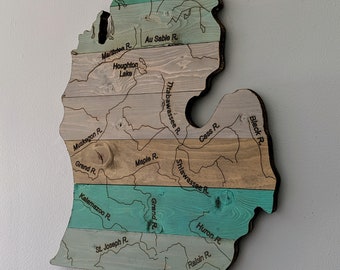 Michigan Mitten Art | Etsy