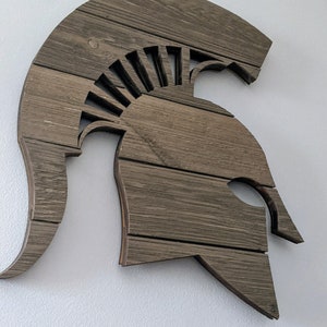 Michigan State University Spartan Head Wall Hanging Officially | Etsy