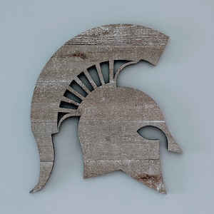 Michigan State University Spartan Head Wall Hanging Officially Licensed ...