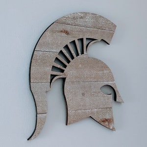 Michigan State University Spartan Head Wall Hanging Officially Licensed ...