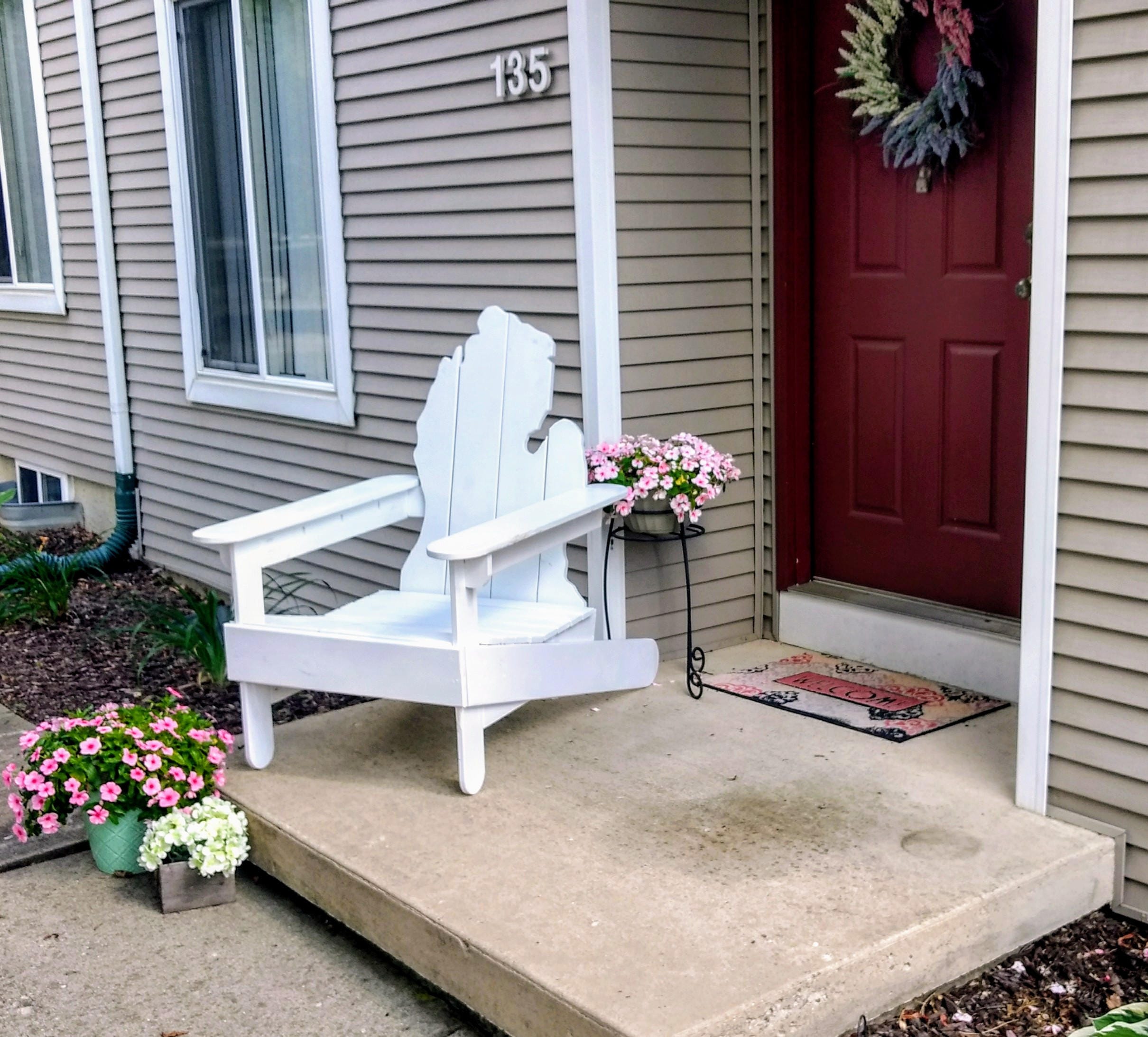 Michigan Adirondack Chair - Etsy