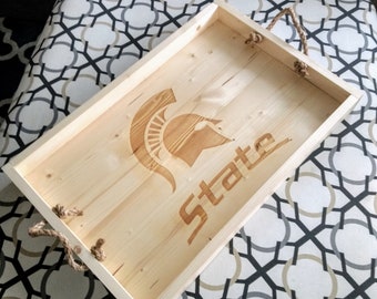 Michigan State Tray - Etsy