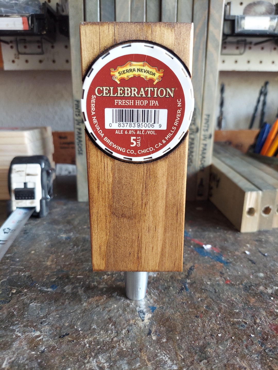 Keg Cap Tap Handle - Etsy
