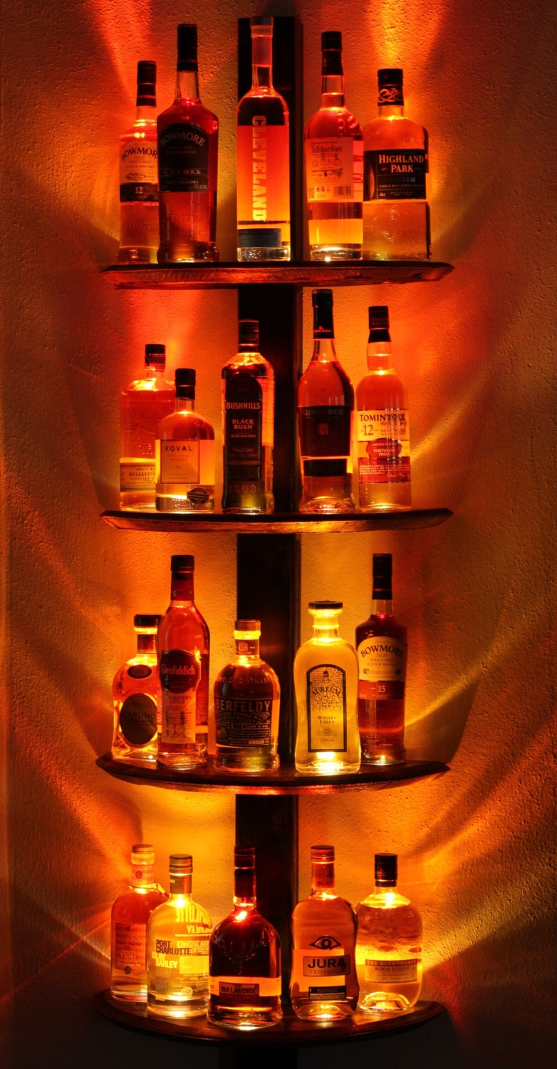 Whiskyregal, Whisky, Whiskyfass, Whiskey, Wandregal, Flaschenregal ...