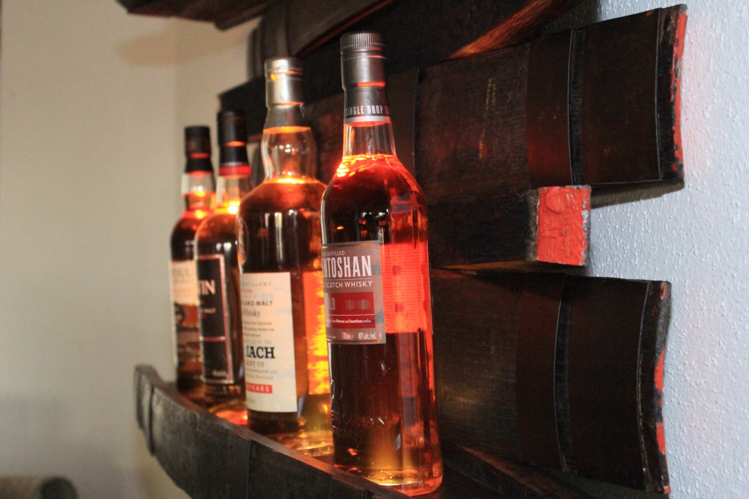 Whisky Shelf, Whisky, Whiskey, Whisky Barrel, Wall Shelf, Bottle Shelf ...