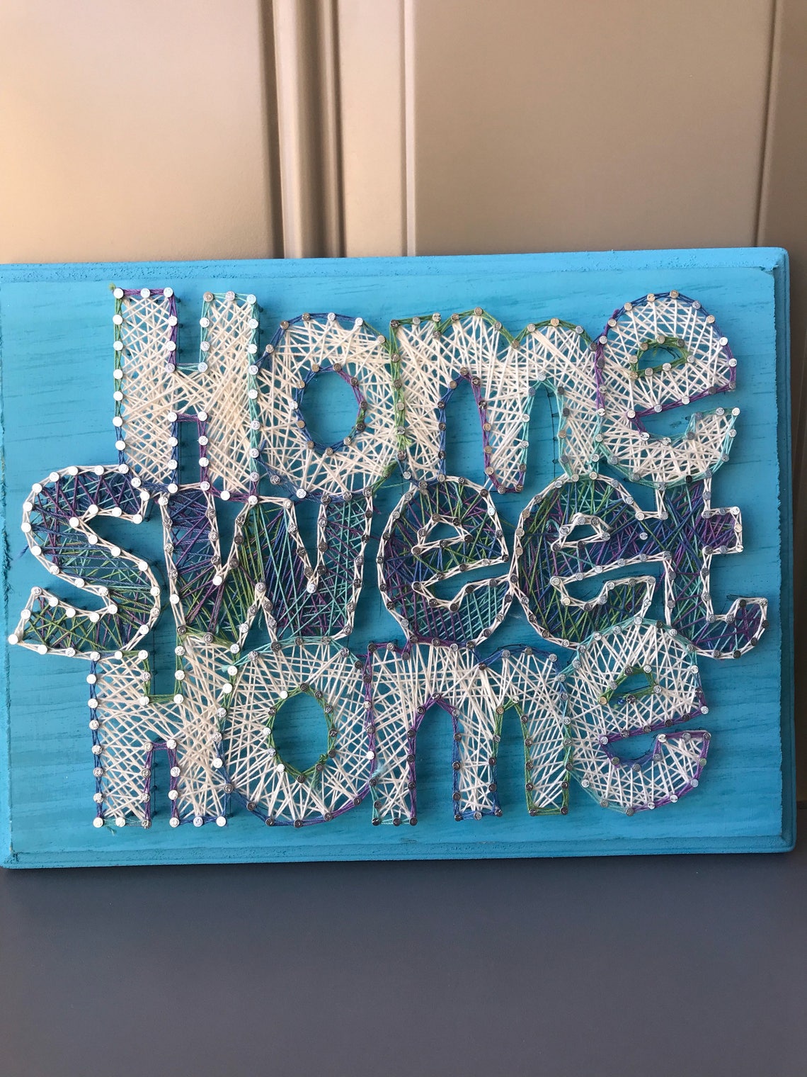 Home Sweet Home String Art - Etsy