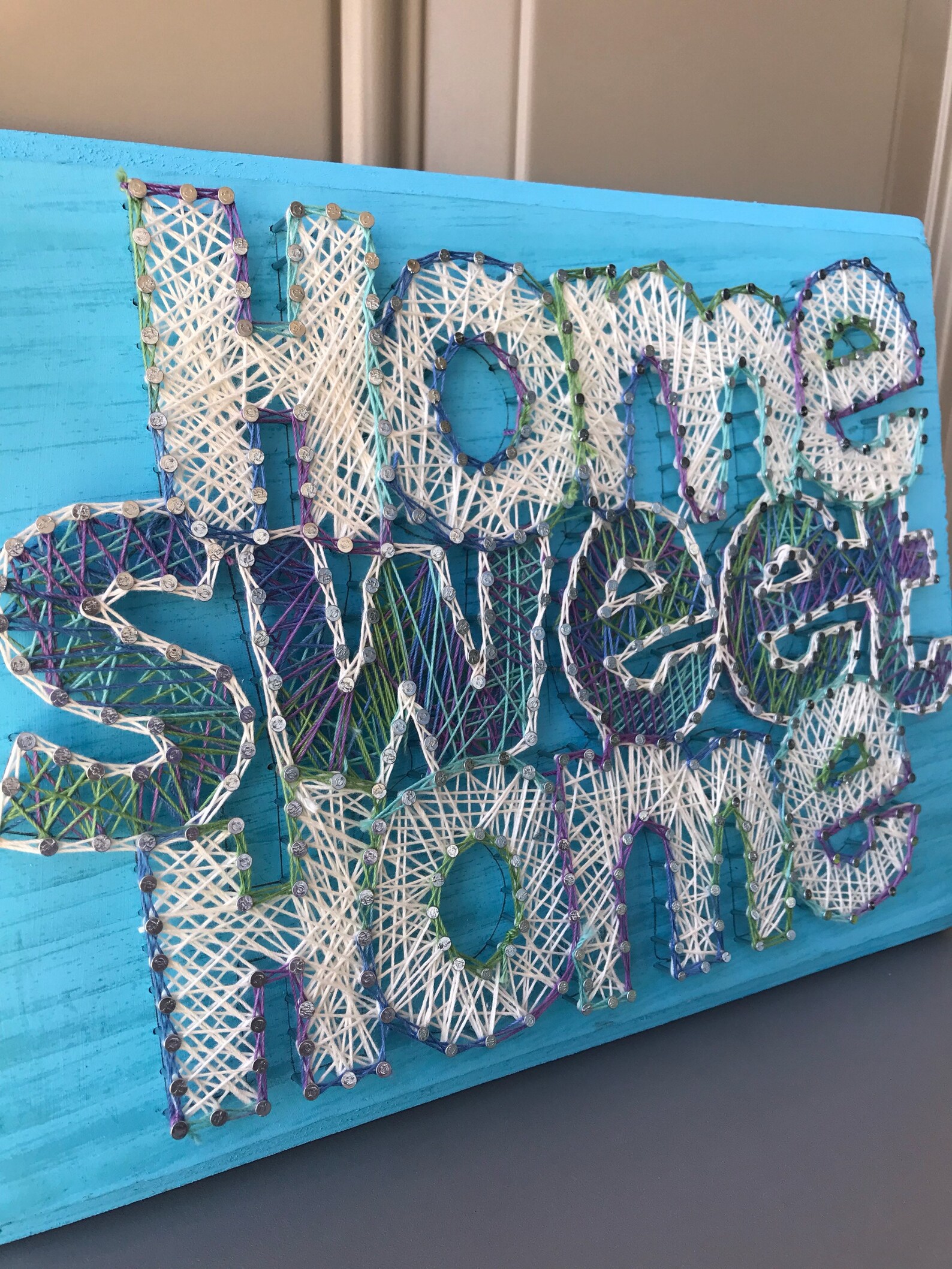 Home Sweet Home String Art - Etsy