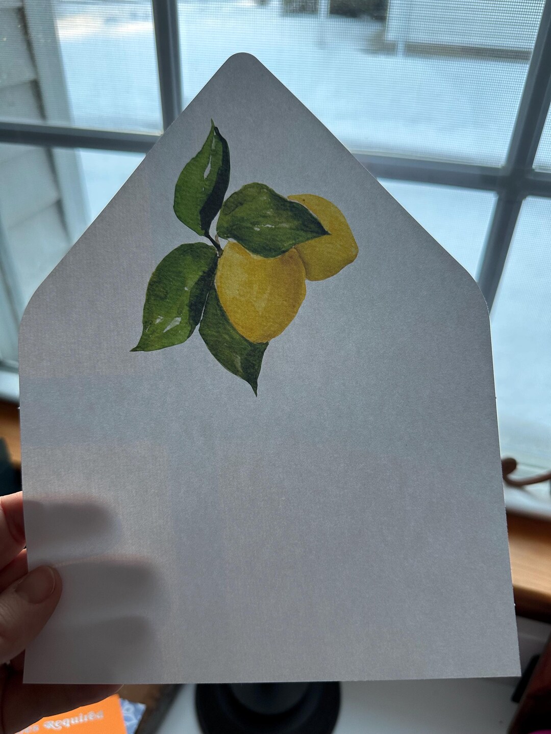 Lemon A7 Envelope Liner - Etsy