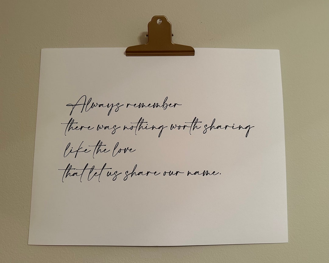 Avett Brothers Quote Letterpress Poster - Etsy