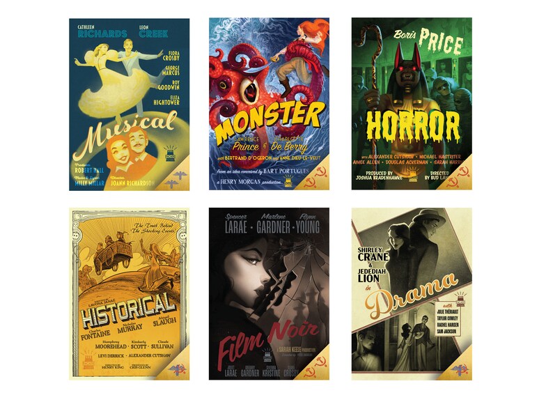 Hollywood 1947 Movie Posters Facade Games Genre Social - Etsy