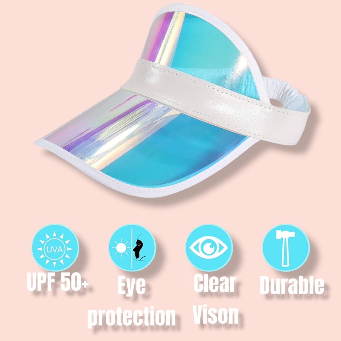 Personalized Holographic Visor for Bachelorette Party - Etsy