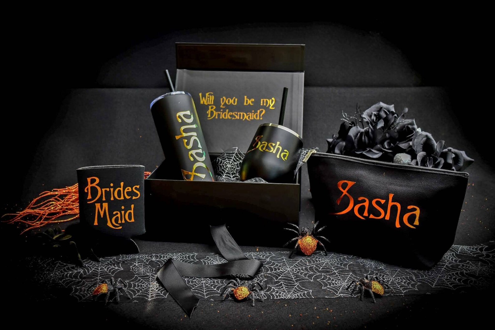 Halloween Theme Bridesmaid Proposal Box Maid of Honor Matron | Etsy