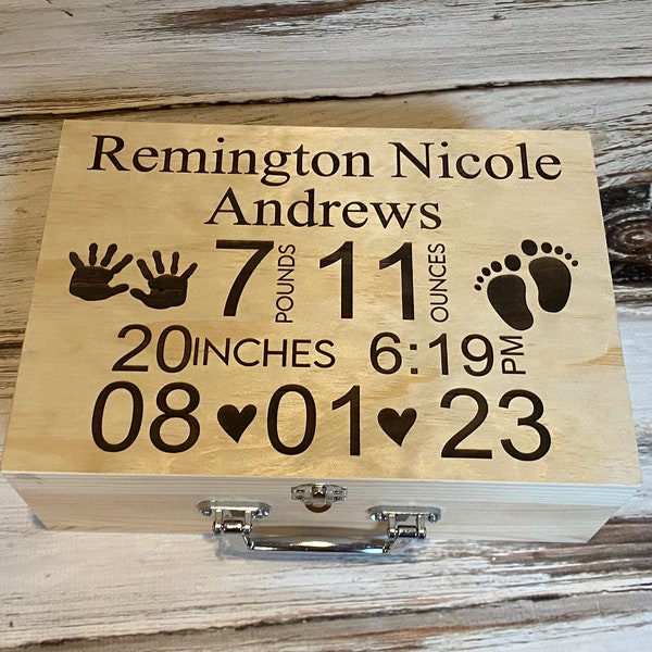 Baby Memory Box - Etsy