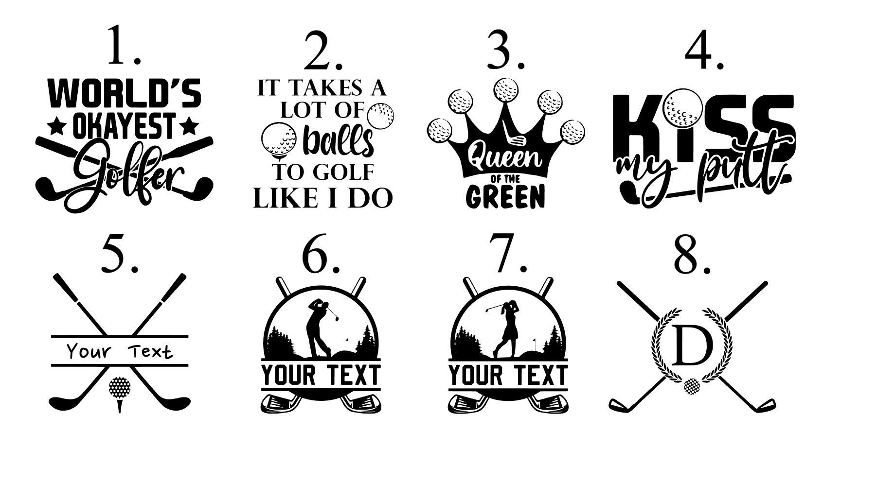 Golf Bag Tag Personalized Golf Gifts for Men or Woman - Etsy