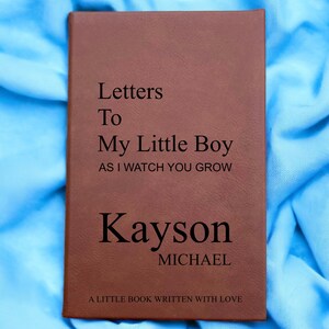 Letters to My Son in Heaven: Laser Engraved Leatherette Memory Book - Etsy