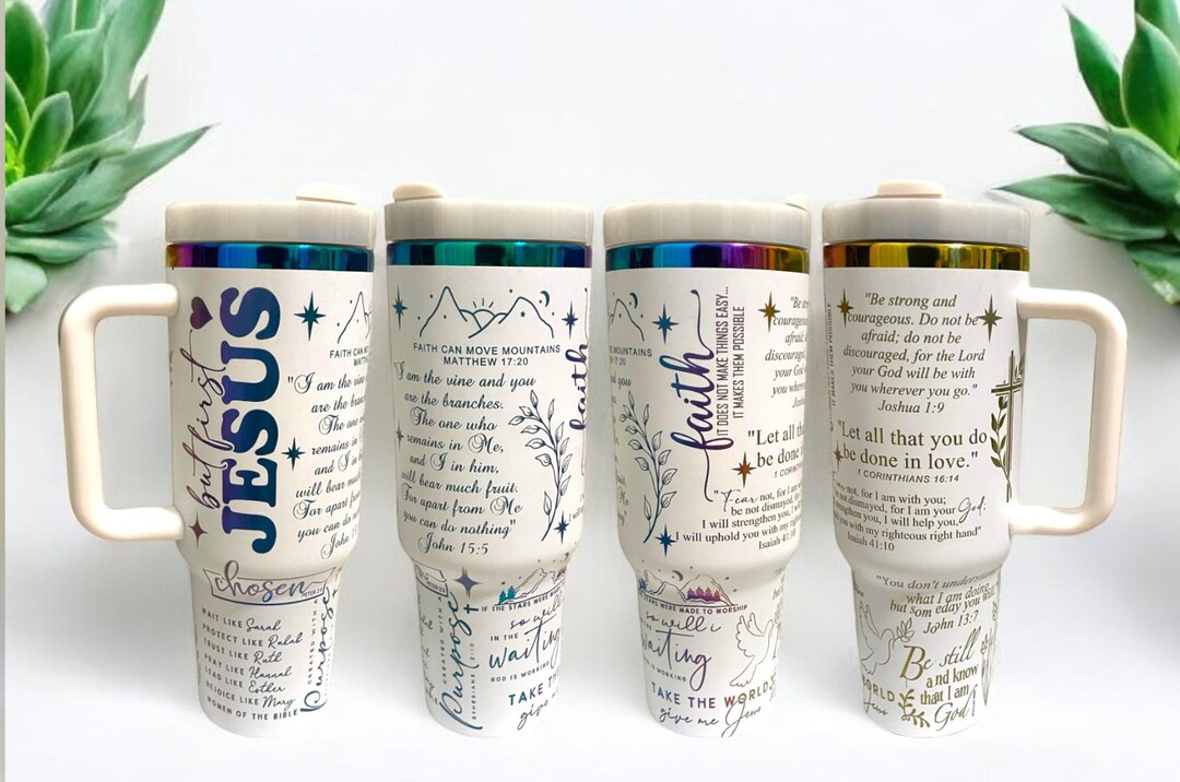 Christian Tumbler, but First Jesus, Bible Verse Tumbler, Church Gifts ...