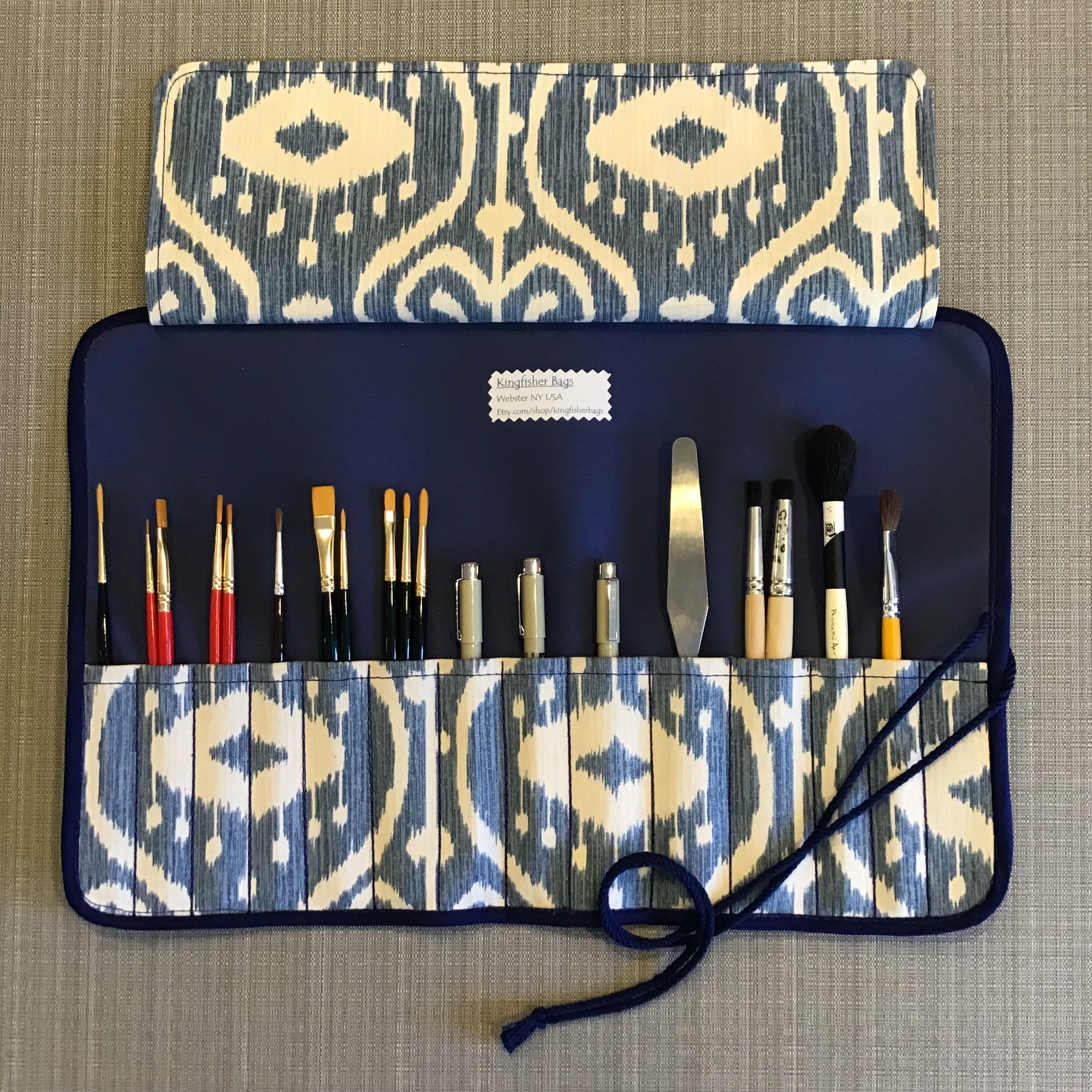 Paintbrush Roll, Paintbrush Organizer/storage, Painters’ Supplies, Art ...