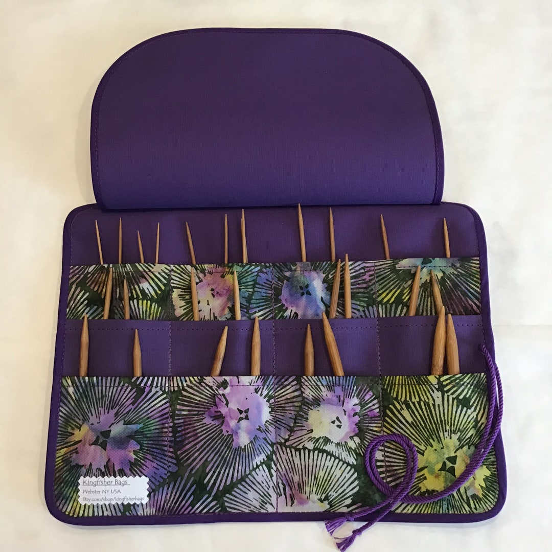 Circular Needle Case Organizer Knitting Needle Storage - Etsy