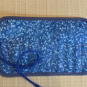 10-slot Crochet Hook Case Roll, Crochet Organizer, Crochet Hook Storage ...